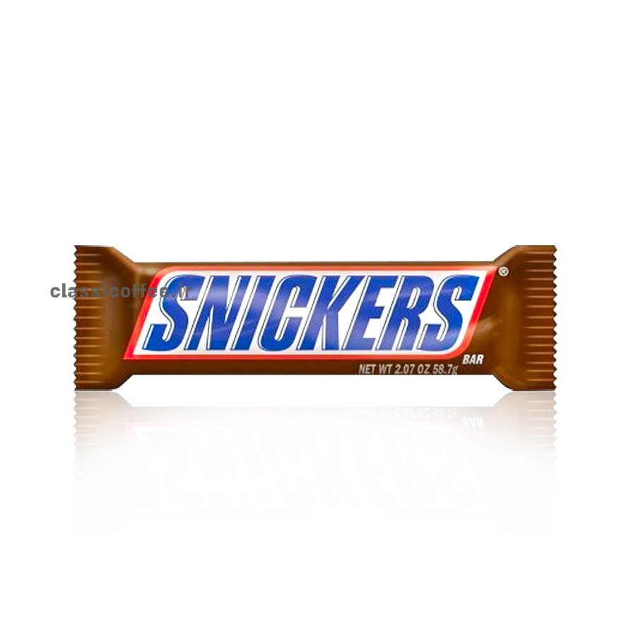 شکلات مغزدار اسنیکرز Snickers - کافی کلاسیک