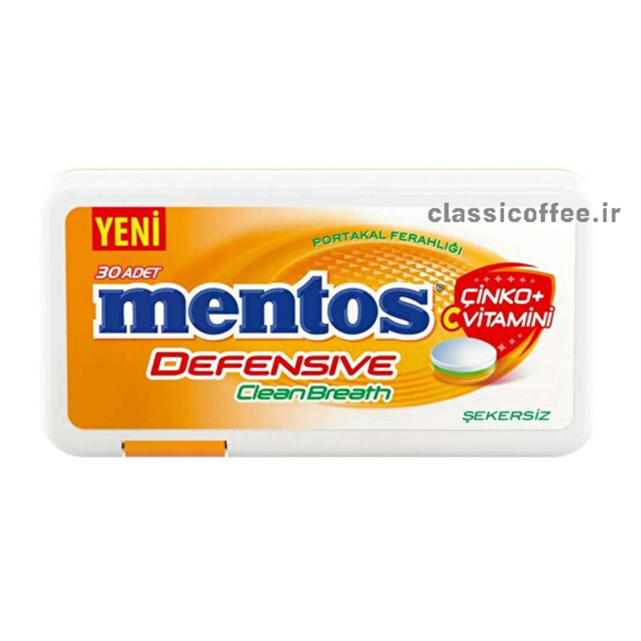خوشبو کننده دهان منتوس 30 عددی Mentos - کافی کلاسیک